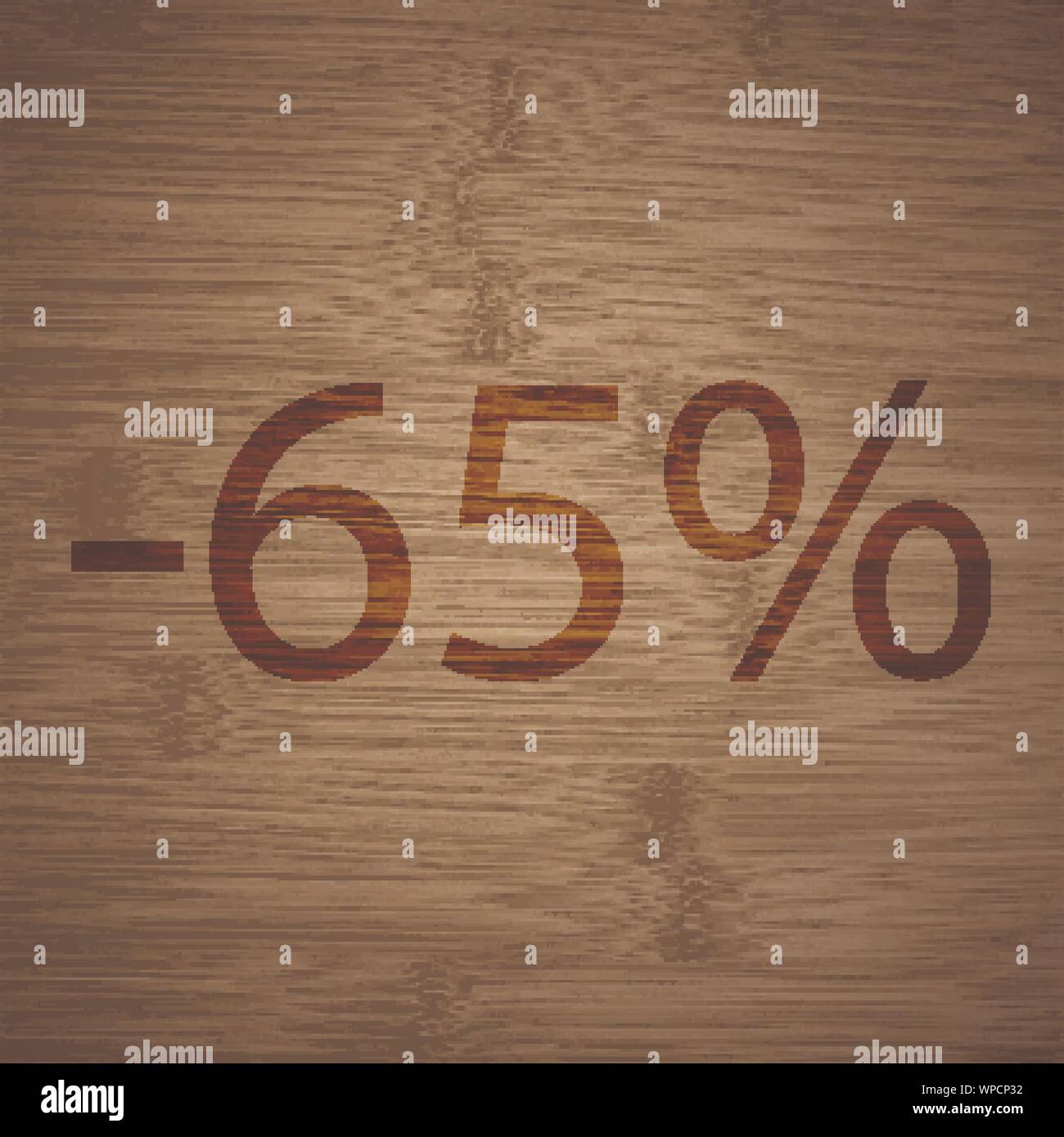 65 percent discount icon symbol Flat modern web design with long shadow ...