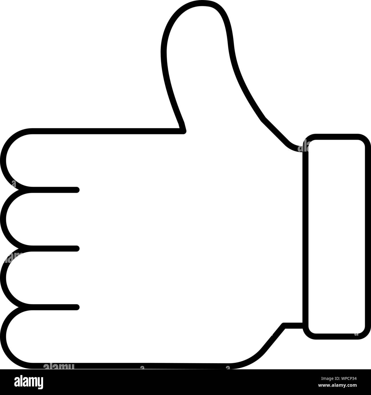 This is a illustration of a hand sign Stock Vector Image & Art - Alamy