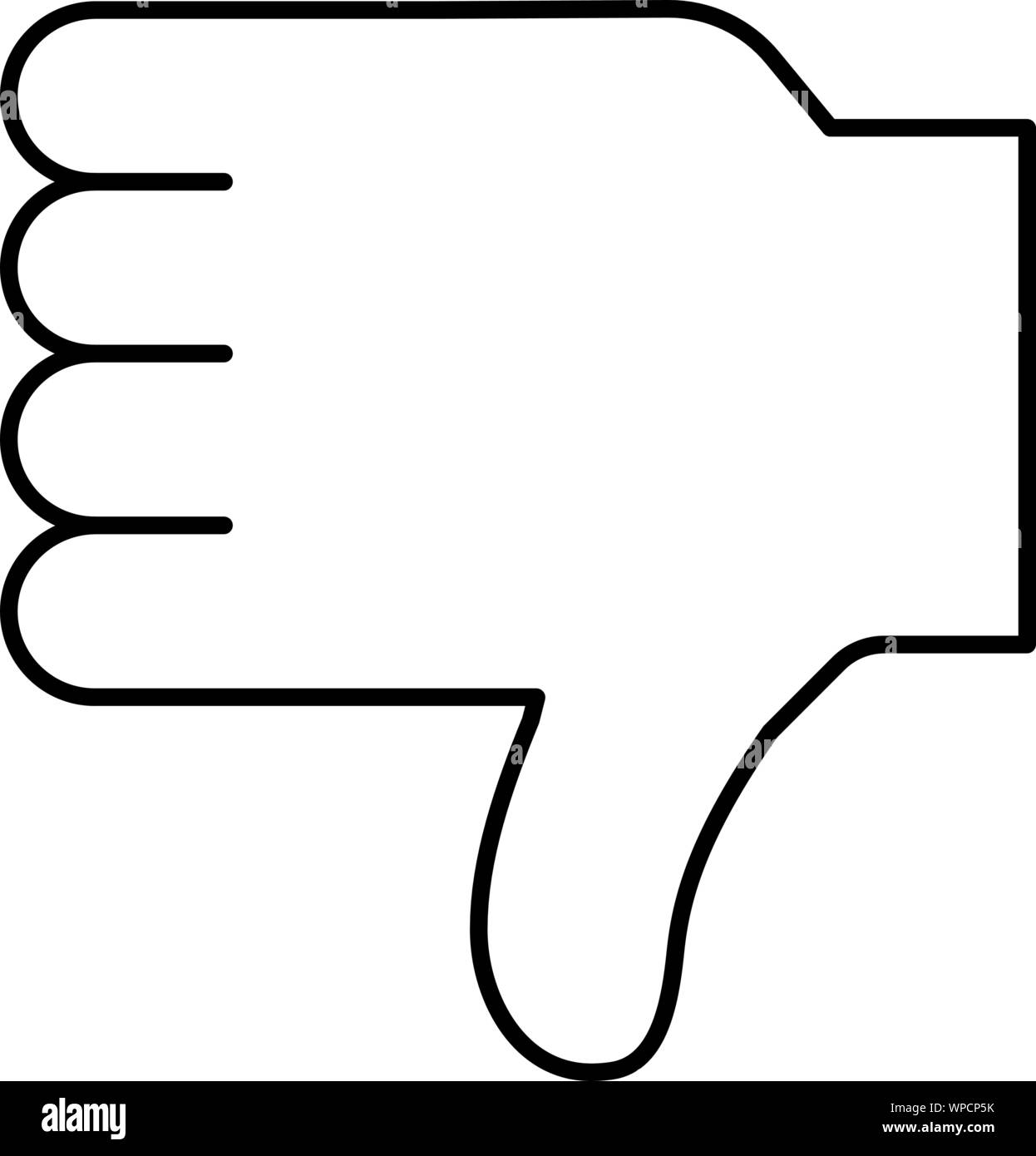 This is a illustration of a hand sign Stock Vector Image & Art - Alamy