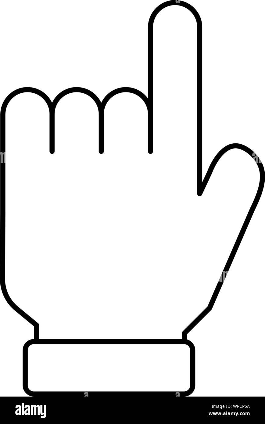 This is a illustration of a hand sign Stock Vector Image & Art - Alamy