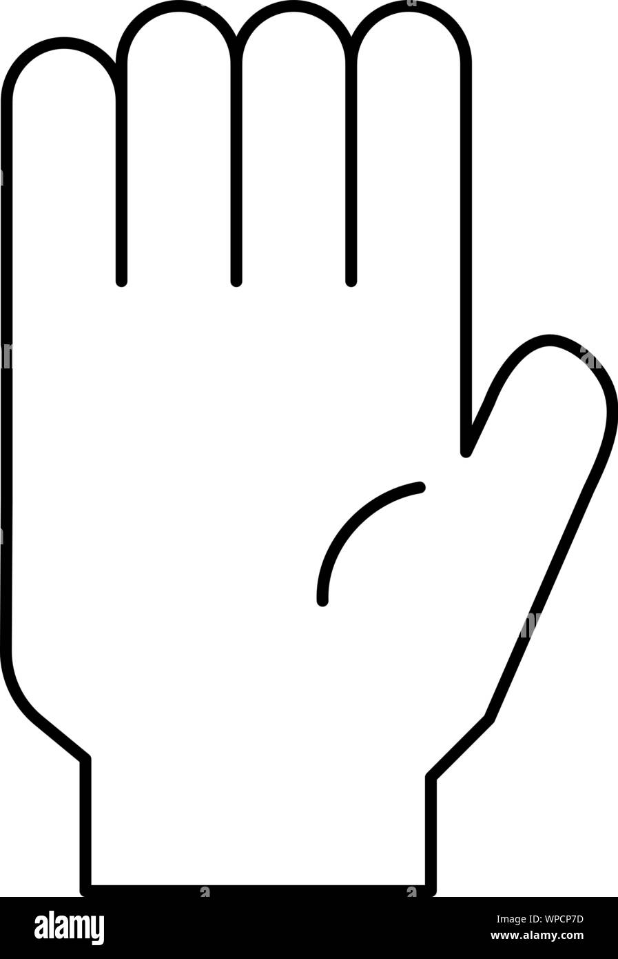 This is a illustration of a hand sign Stock Vector Image & Art - Alamy