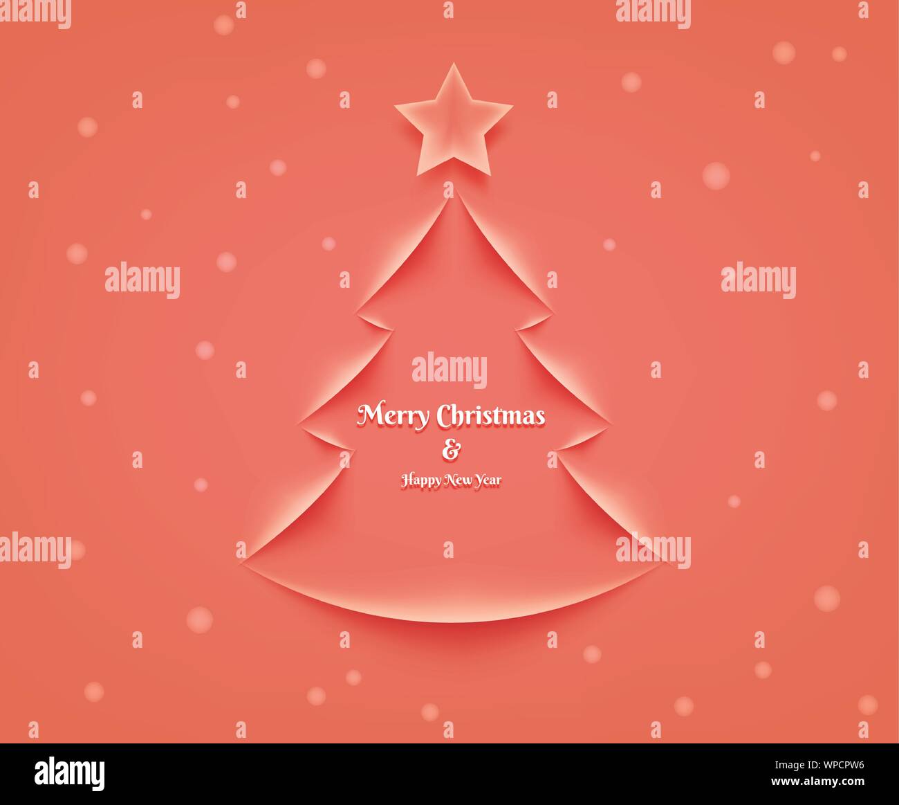 One star christmas tree Stock Vector Images - Alamy