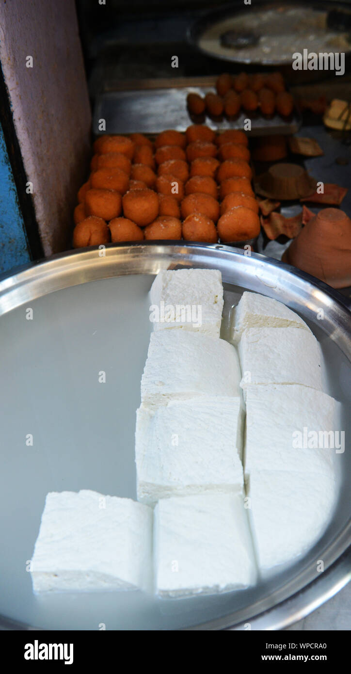 A Paneer shop in Varanasi, India Stock Photo - Alamy