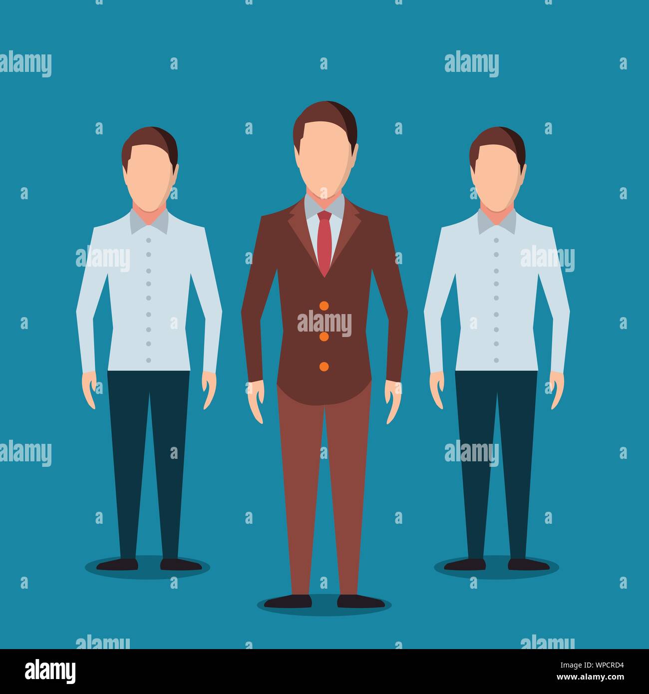 businessman leader concept vector illustration Stock Vector Image & Art ...