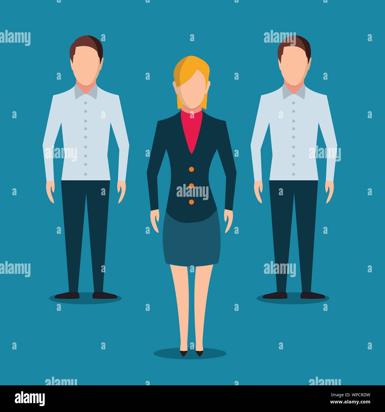 Lady leadership Stock Vector Images - Alamy