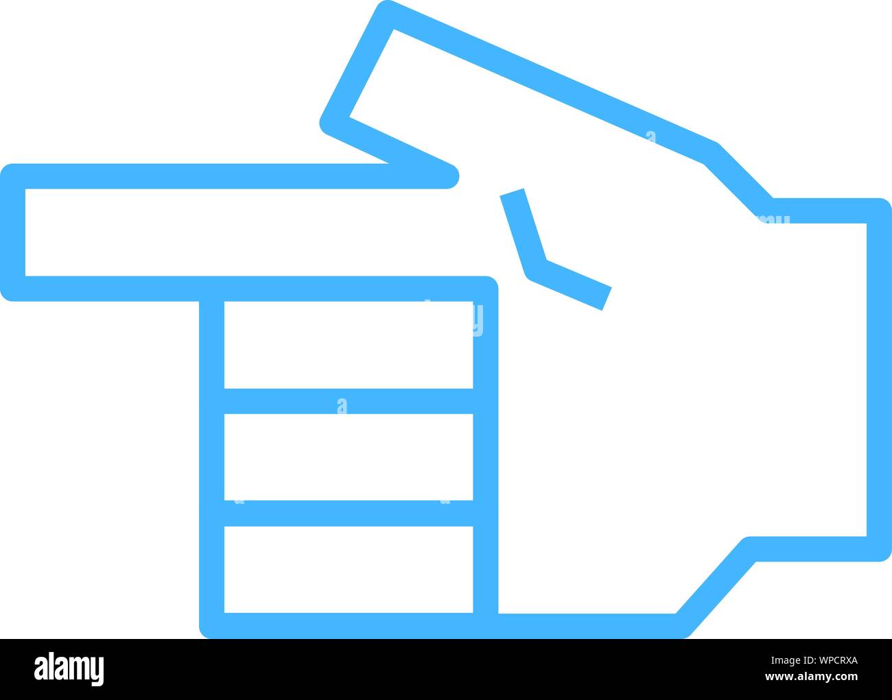 This is a illustration of a hand sign Stock Vector Image & Art - Alamy