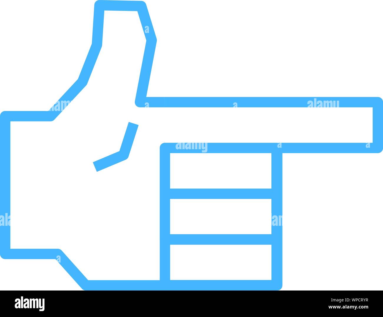 This is a illustration of a hand sign Stock Vector Image & Art - Alamy