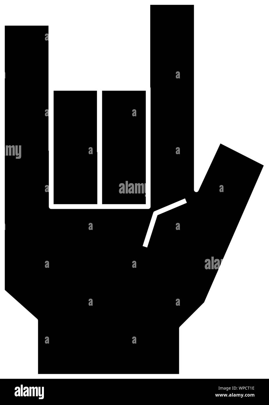 This is a illustration of a hand sign Stock Vector Image & Art - Alamy