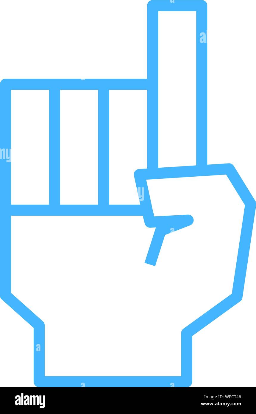 This is a illustration of a hand sign Stock Vector Image & Art - Alamy