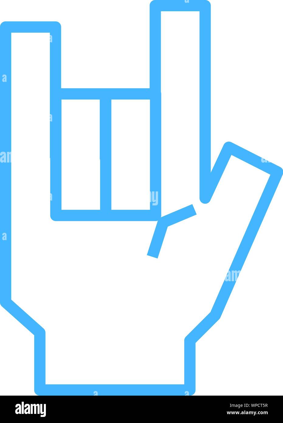 This is a illustration of a hand sign Stock Vector Image & Art - Alamy