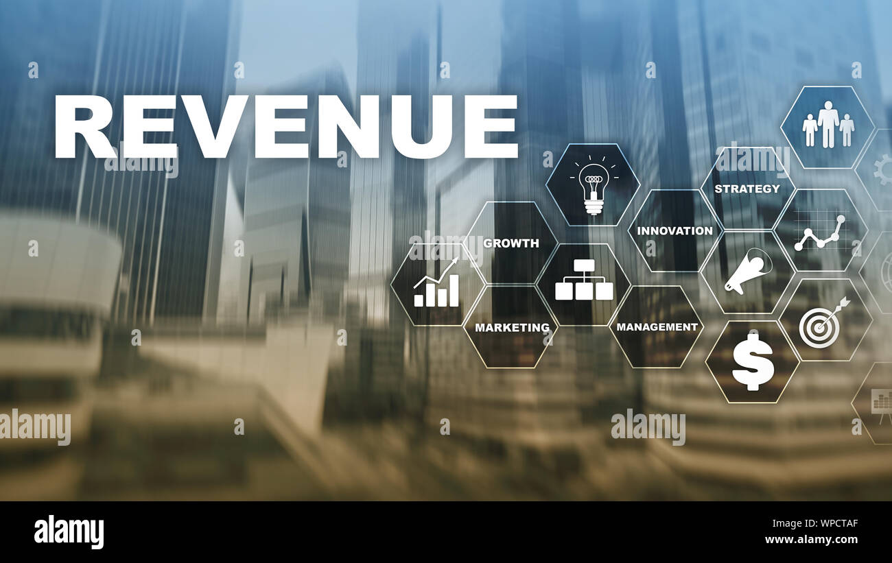 Increase revenue concept. Planing growth and increase of positive ...