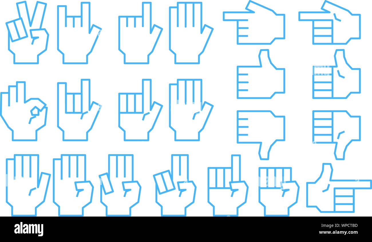 This is a illustration of a hand sign Stock Vector Image & Art - Alamy