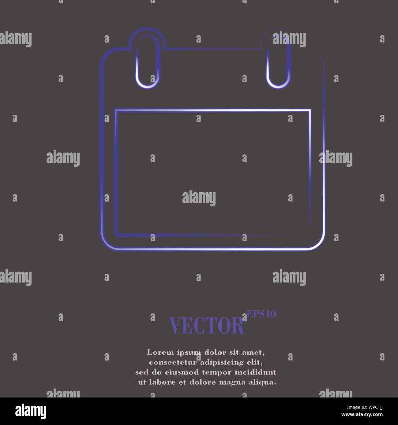 Calendar. Flat modern web button and space for your text Stock Vector ...