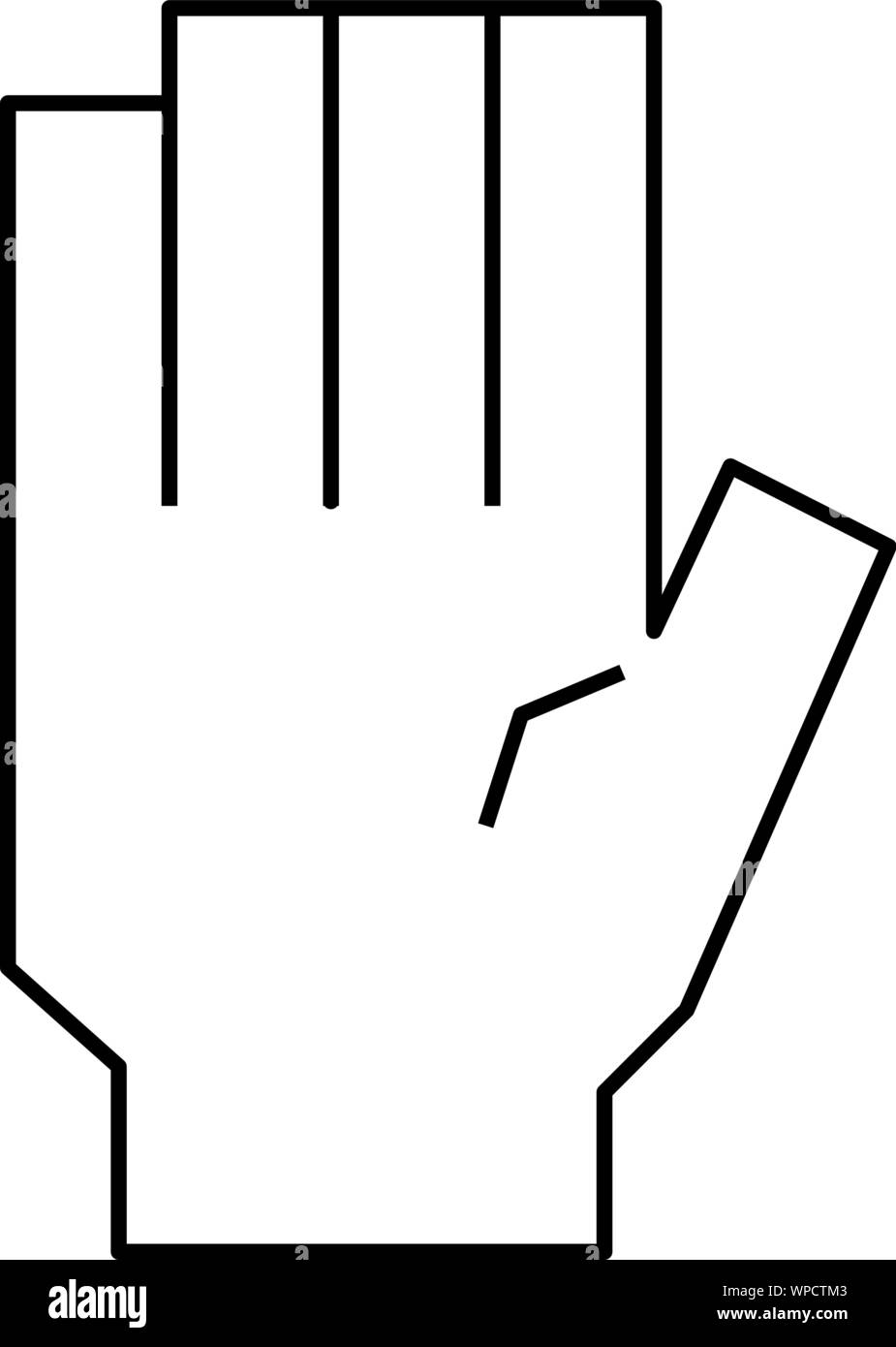 This is a illustration of a hand sign Stock Vector Image & Art - Alamy