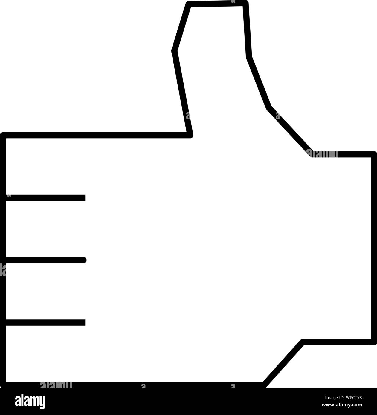 This is a illustration of a hand sign Stock Vector Image & Art - Alamy