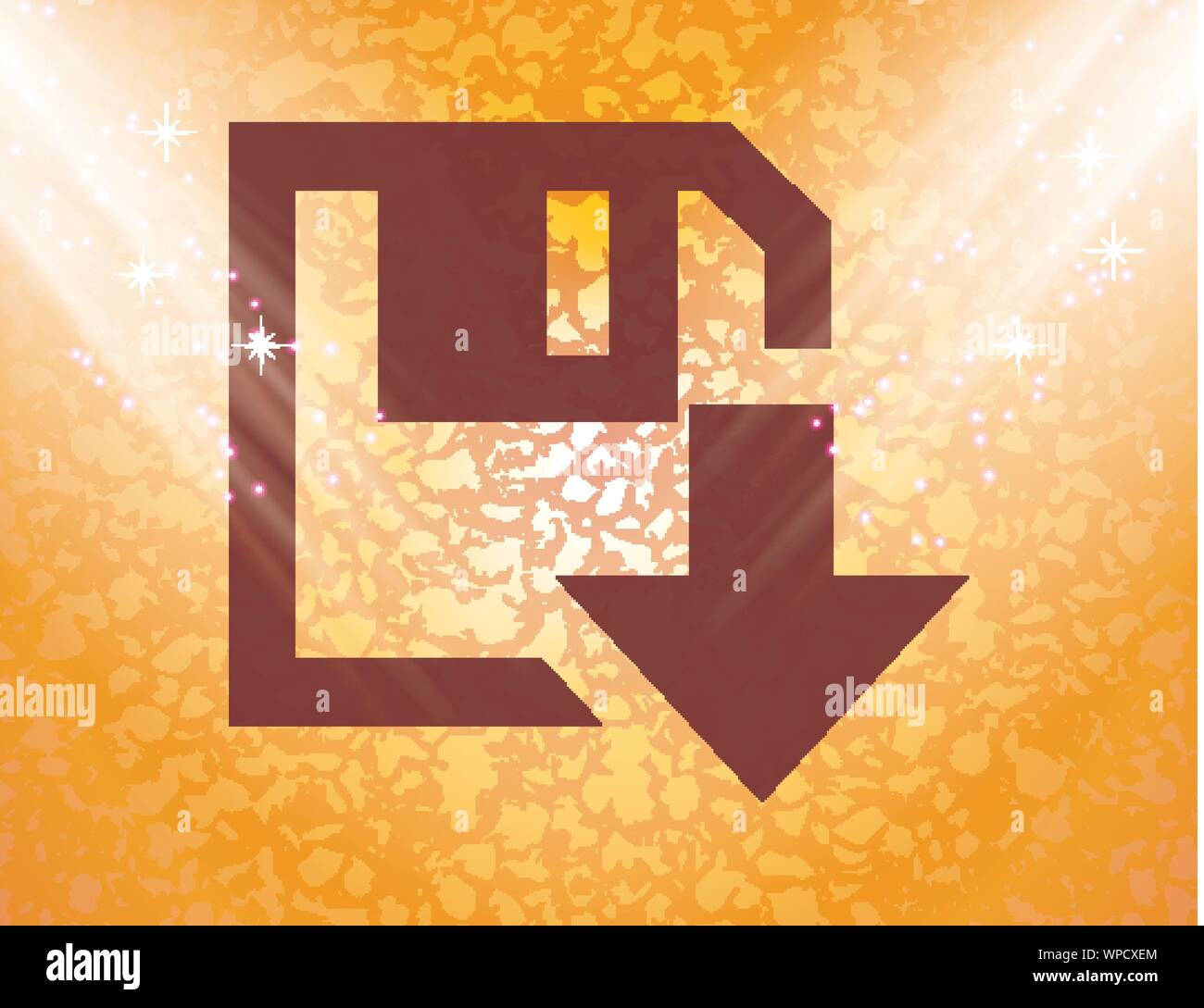 floppy disk download. Flat modern web button and space for your text Stock Vector Image & Art ...