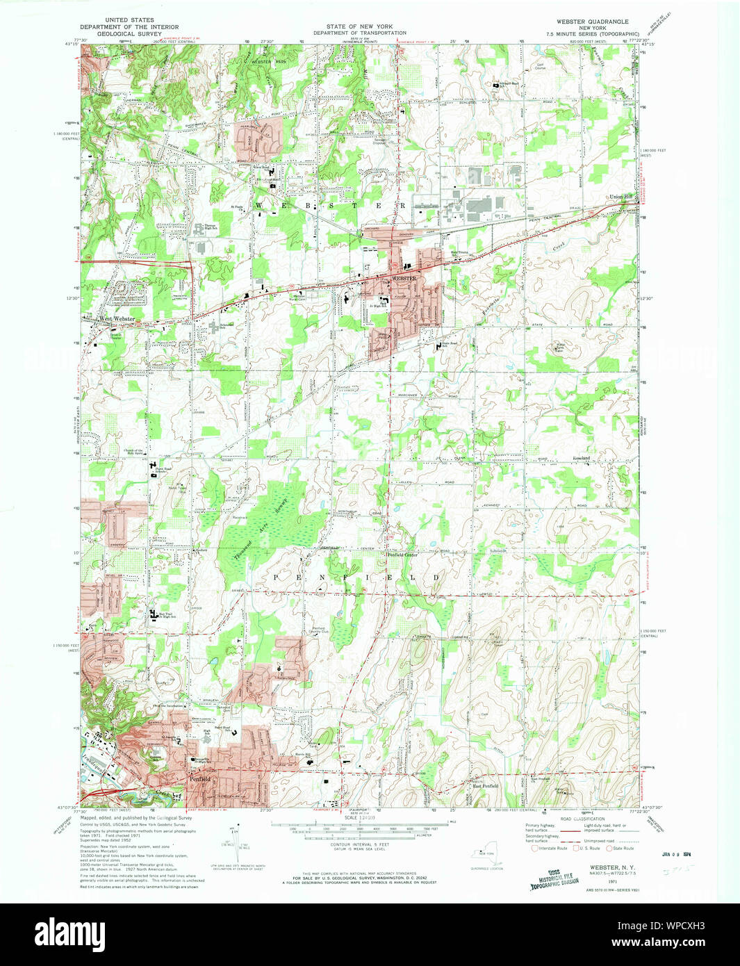 New York NY Webster 140097 1971 24000 Restoration Stock Photo - Alamy
