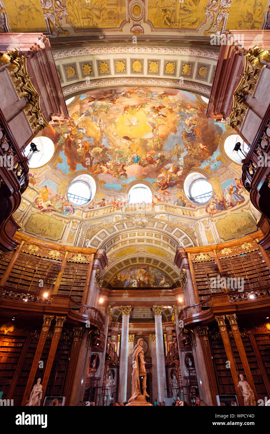 Austrian National Library Ceiling High Resolution Stock Photography and ...