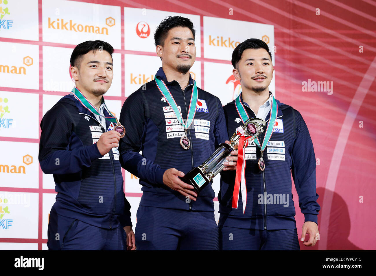 Tokyo Japan. 8th Sep, 2019. Koji Arimoto & Kazumasa Moto & Ryuji Moto ...