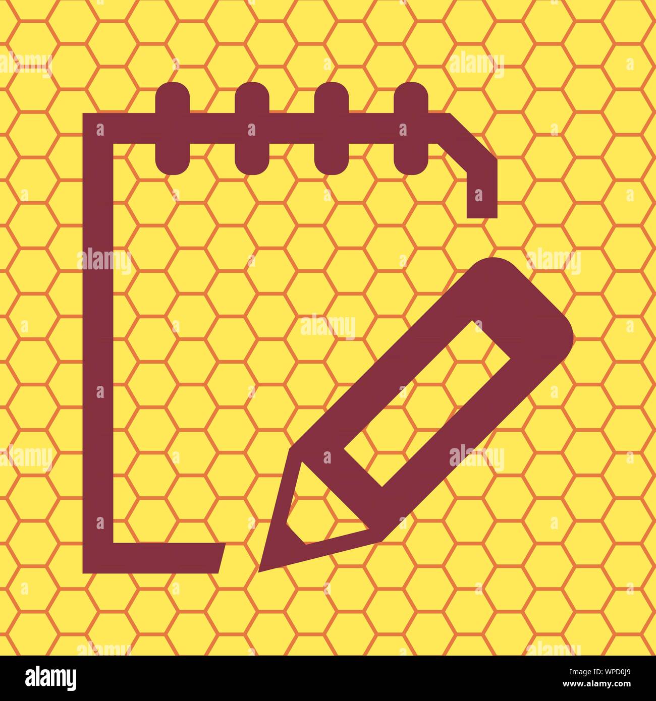 Notepad paper Documents. Flat modern web button and space for your text Stock Vector Image & Art ...