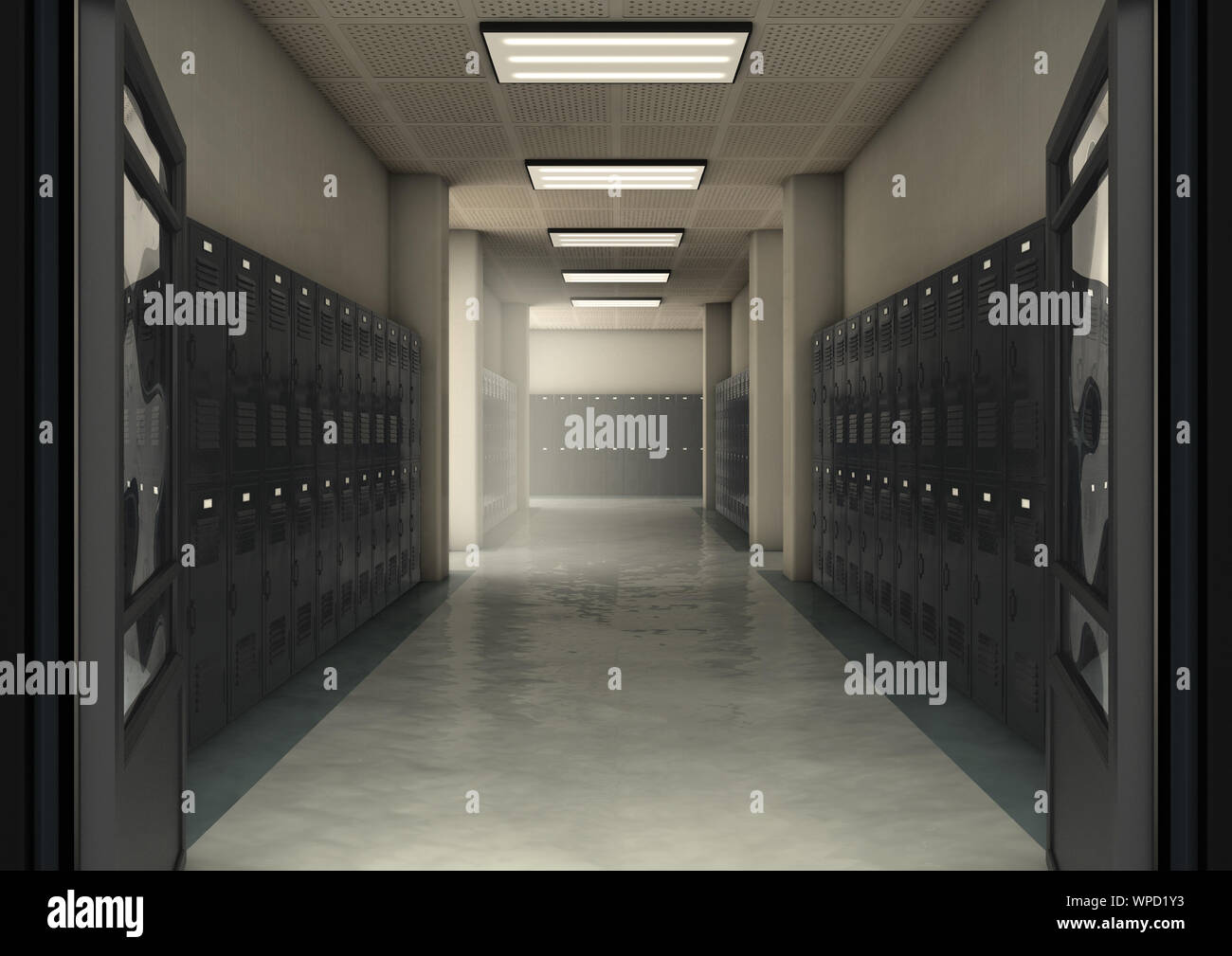 Dimly lit passageway hi-res stock photography and images - Alamy