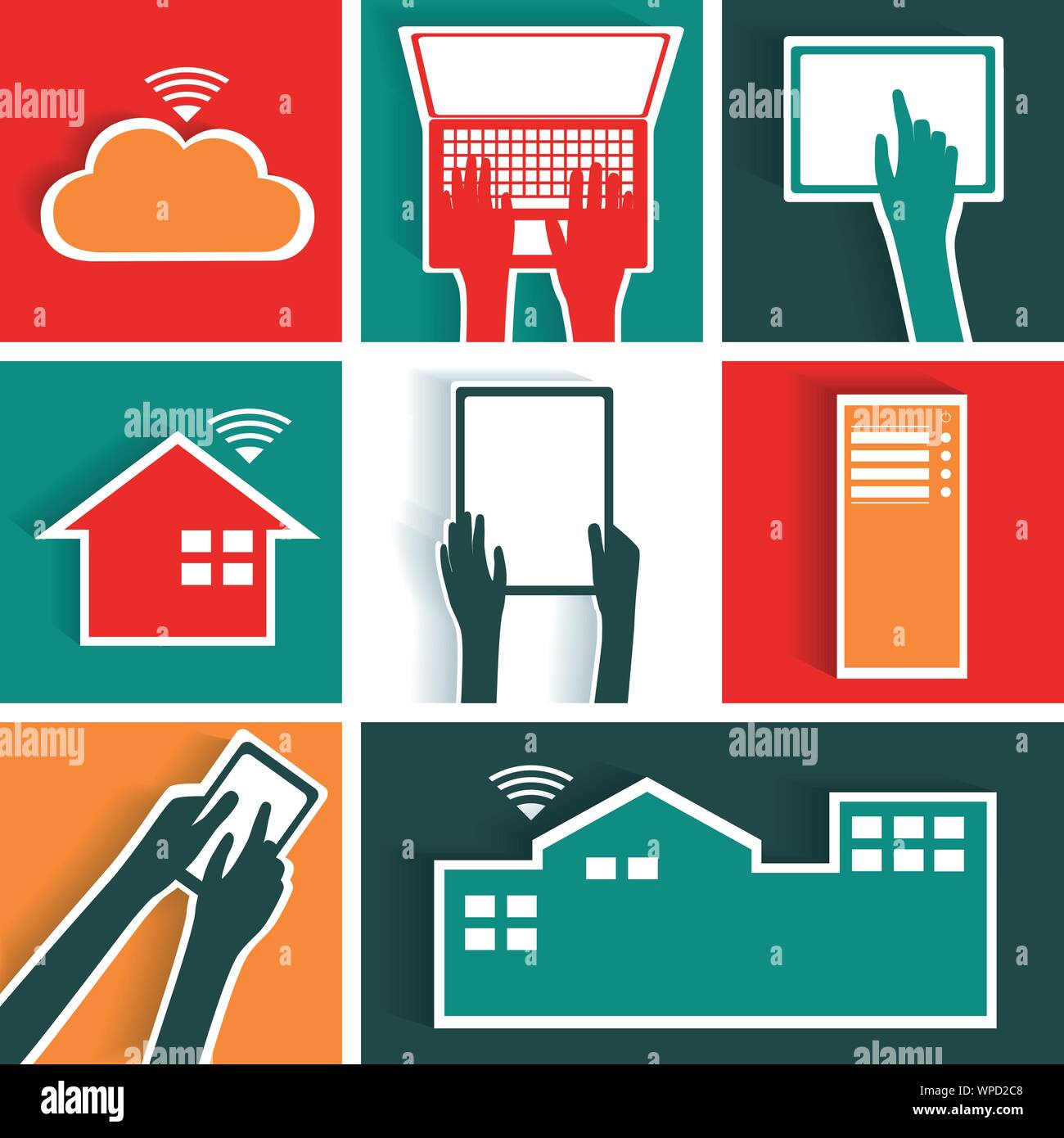 Infographics computer screen hi-res stock photography and images - Alamy