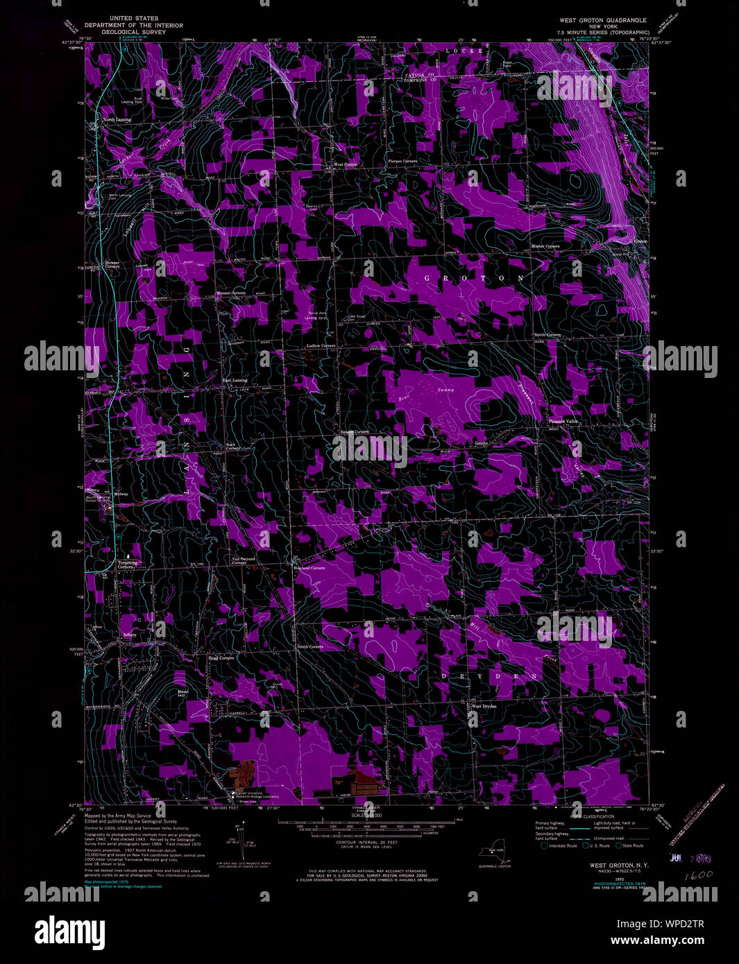 New York NY West Groton 140163 1970 24000 Inverted Restoration Stock ...