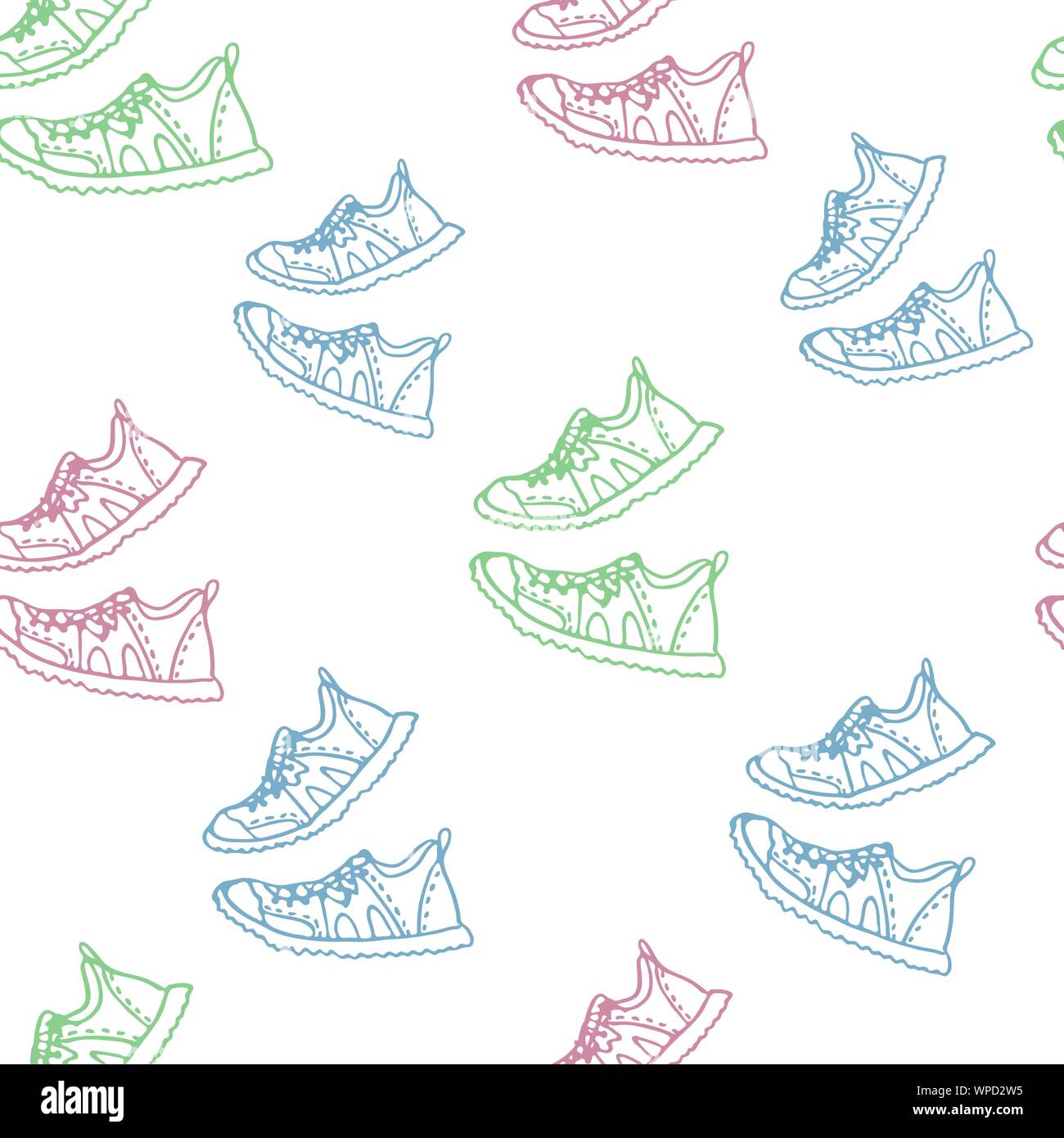 Run motivation background. Seamless sport pattern. Vector illustration ...