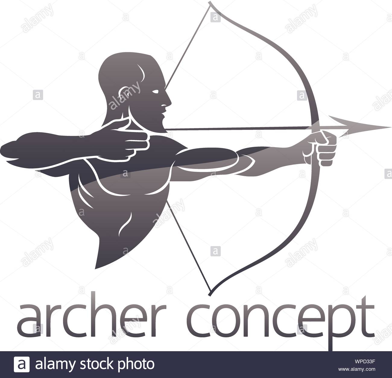 Archer Logo High Resolution Stock Photography and Images - Alamy
