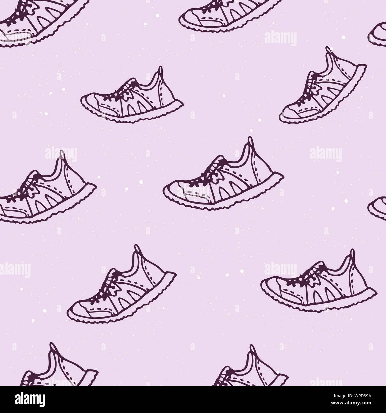 Run motivation background. Seamless sport pattern. Vector illustration ...