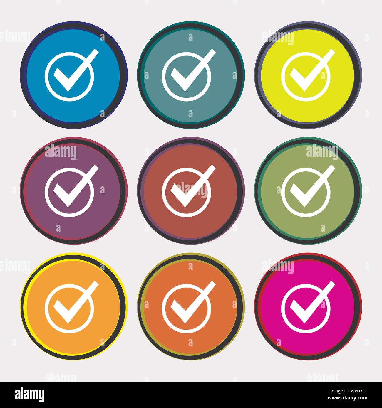 Check mark, tik Stock Vector Image & Art - Alamy