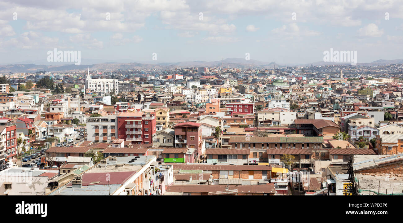 Aerial view of Antananarivo, capital city of Madagascar Stock Photo - Alamy