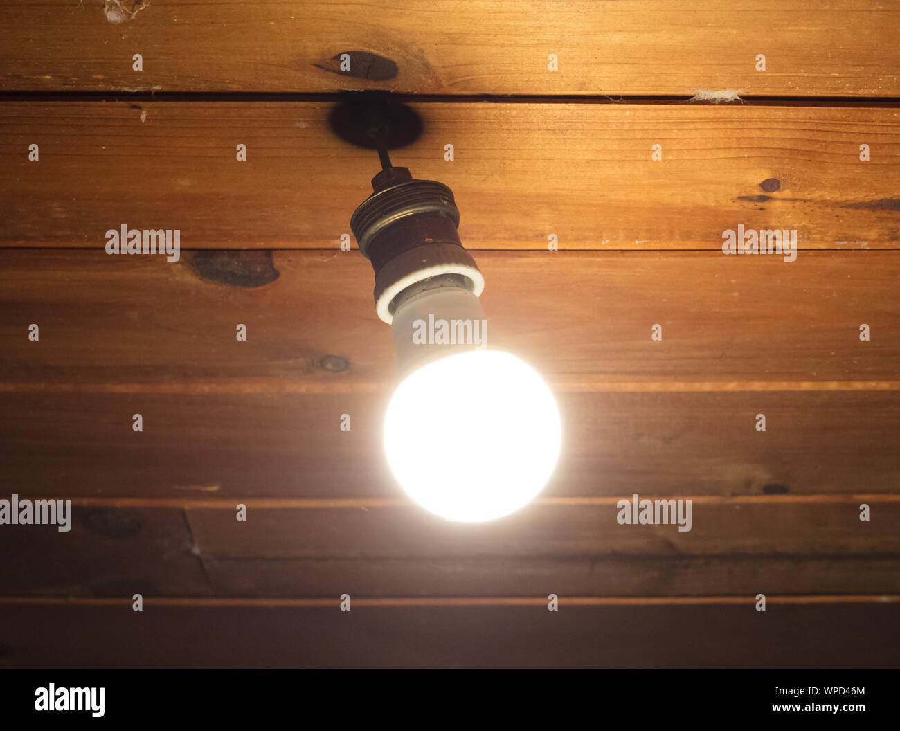 Light bulb from the ceiling, Madagascar, Africa Stock Photo - Alamy