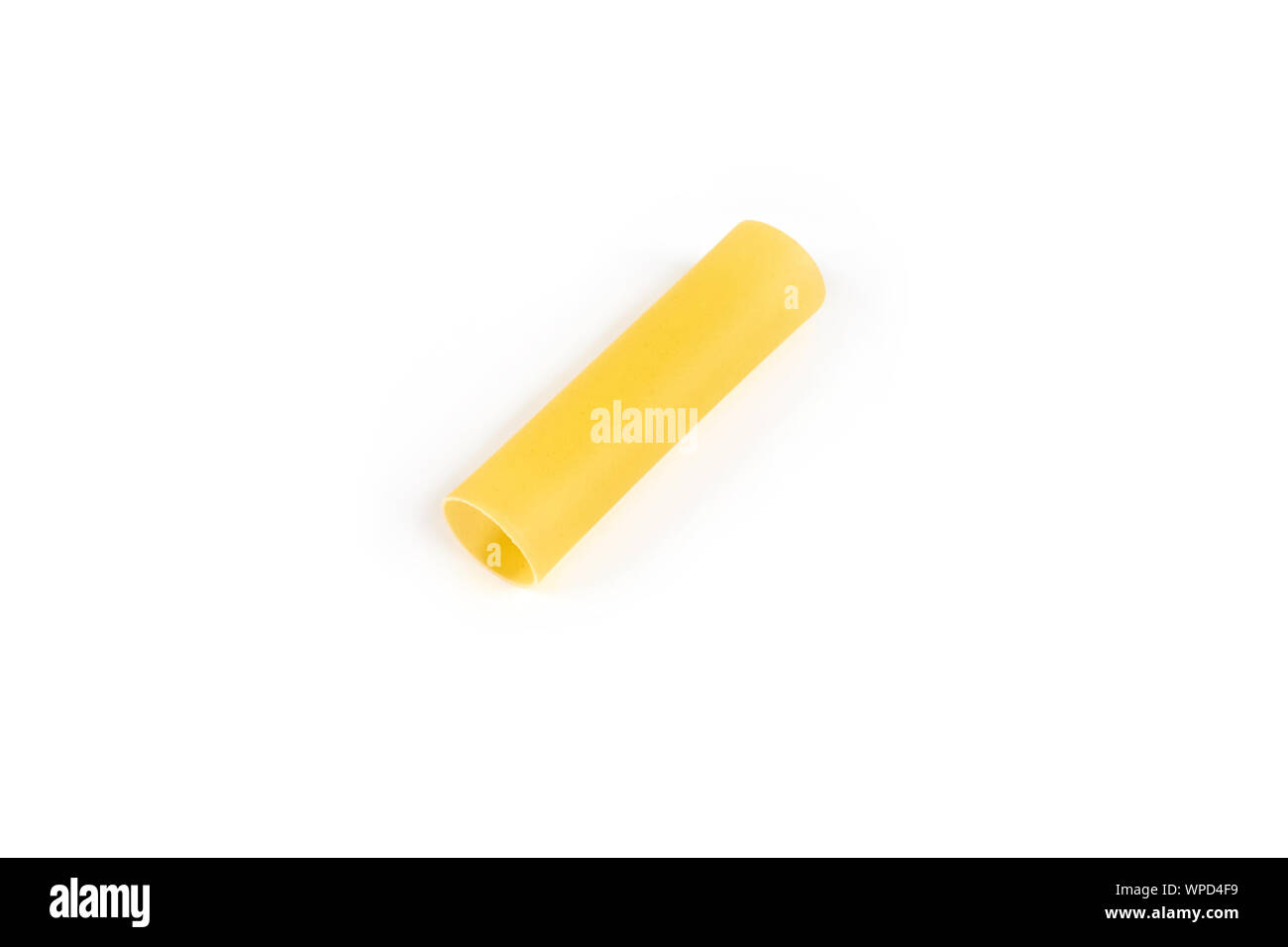 Italian cannelloni pasta tubes isolated over white background Stock ...