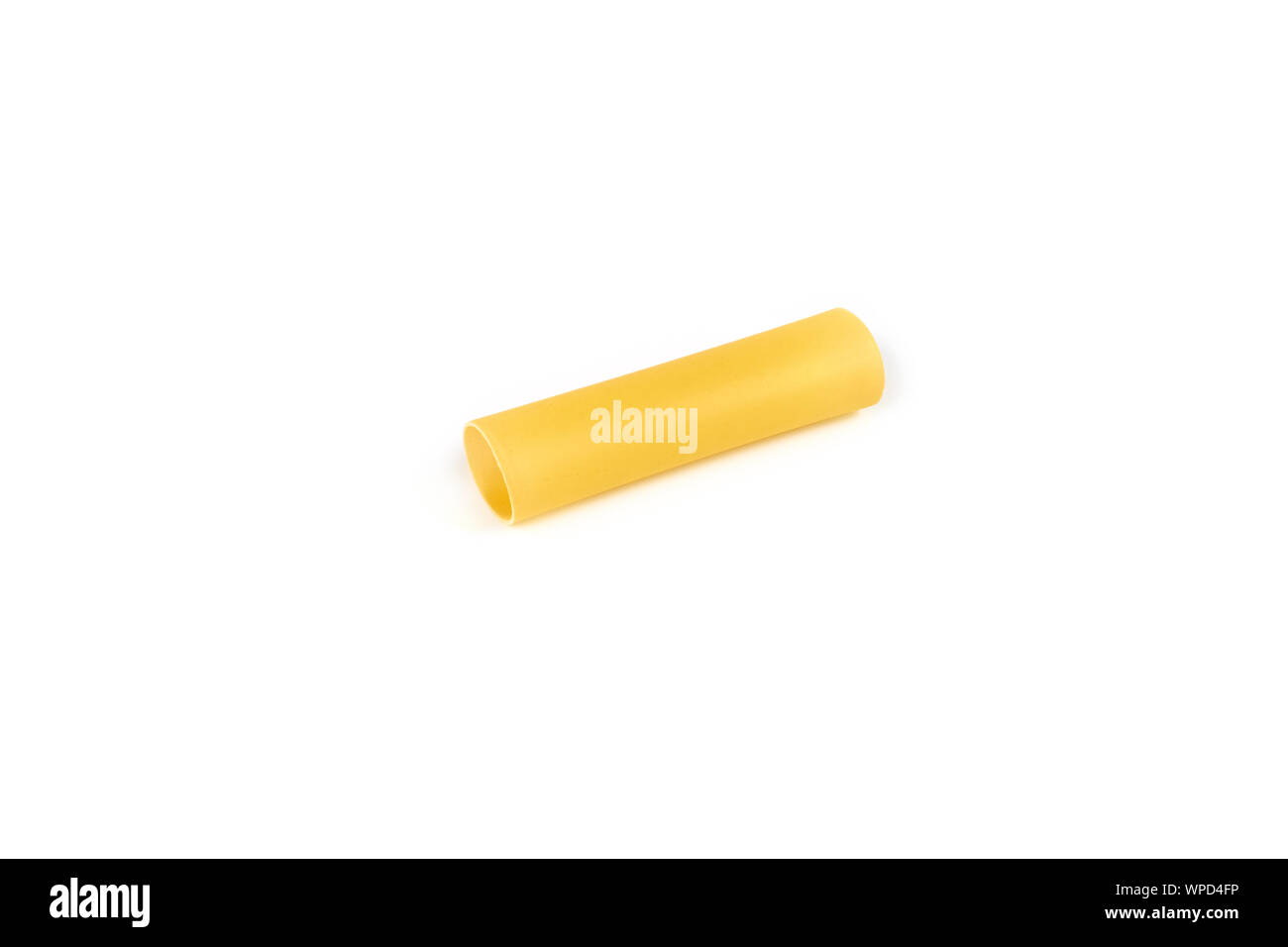 Italian cannelloni pasta tubes isolated over white background Stock ...