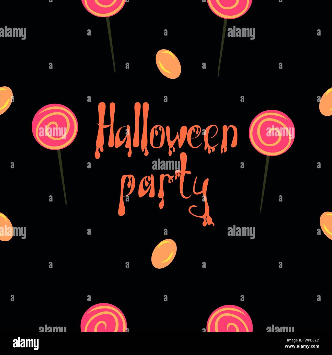 Candy on a black background Stock Vector Images - Alamy