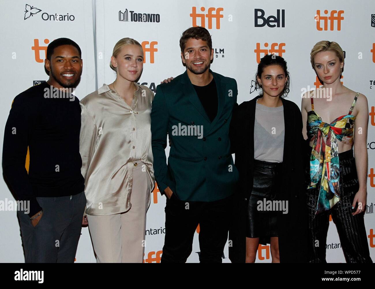 Toronto, ON. 8th Sep, 2019. Kelvin Harrison Jr., Josefine Frida ...