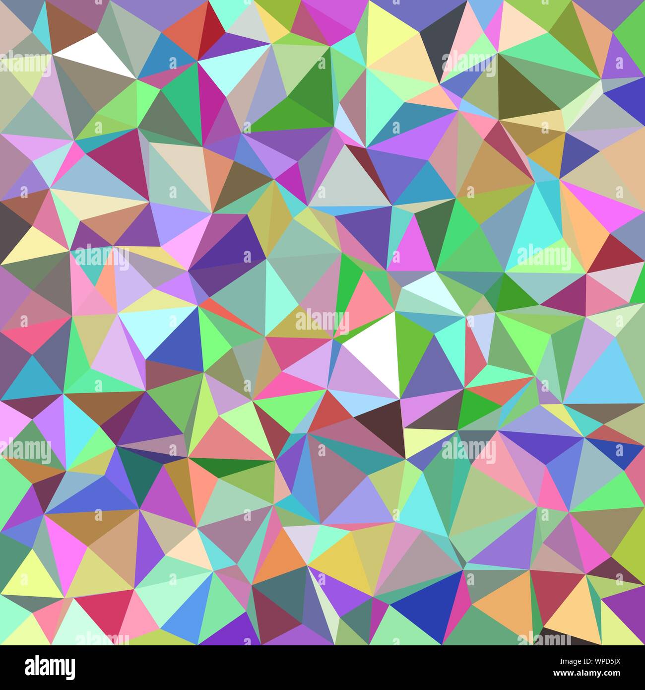 Colorful Abstract Triangle Tile Mosaic Pattern Background Polygon