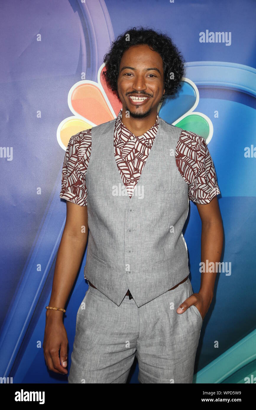 2019 TCA NBC Press Tour Carpet Featuring: Samba Schutte Where: Beverly ...