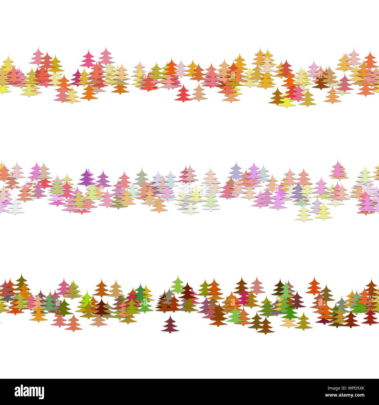 Pine Tree Border Clip Art