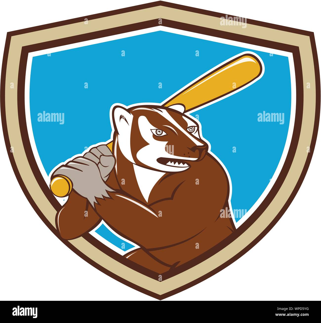 Badger bat hi-res stock photography and images - Alamy