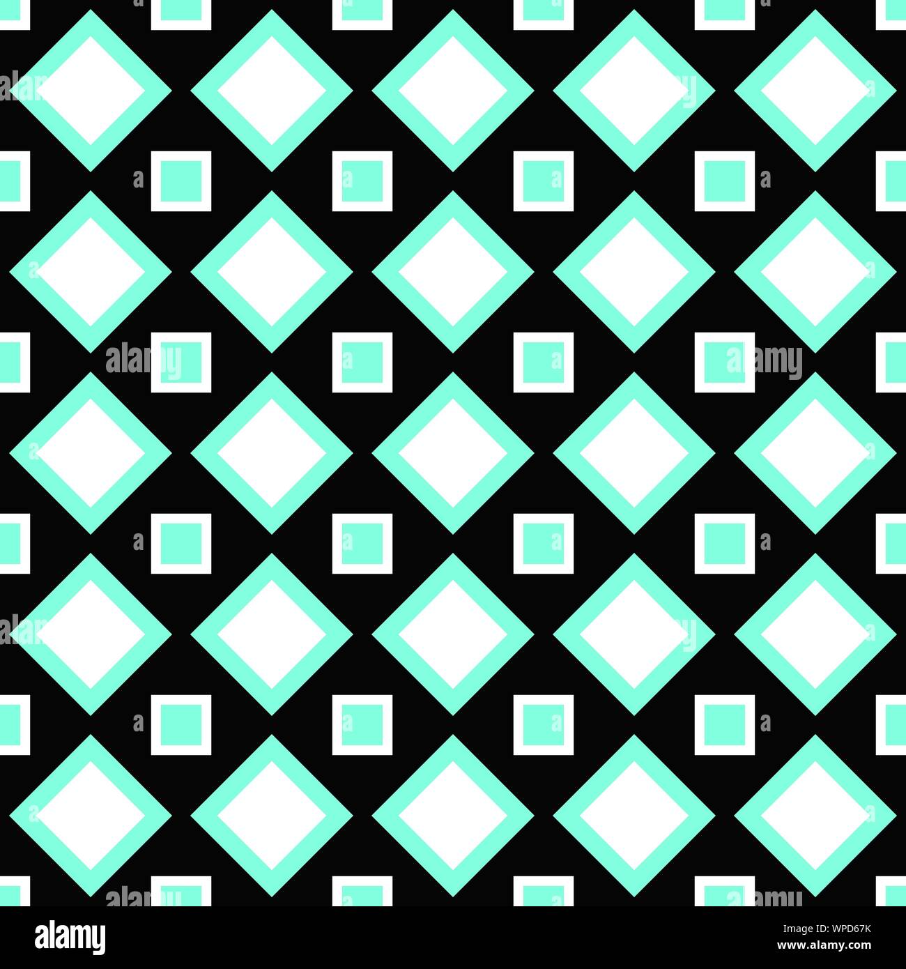 Seamless Geometrical Square Pattern Background Design Colored Vector