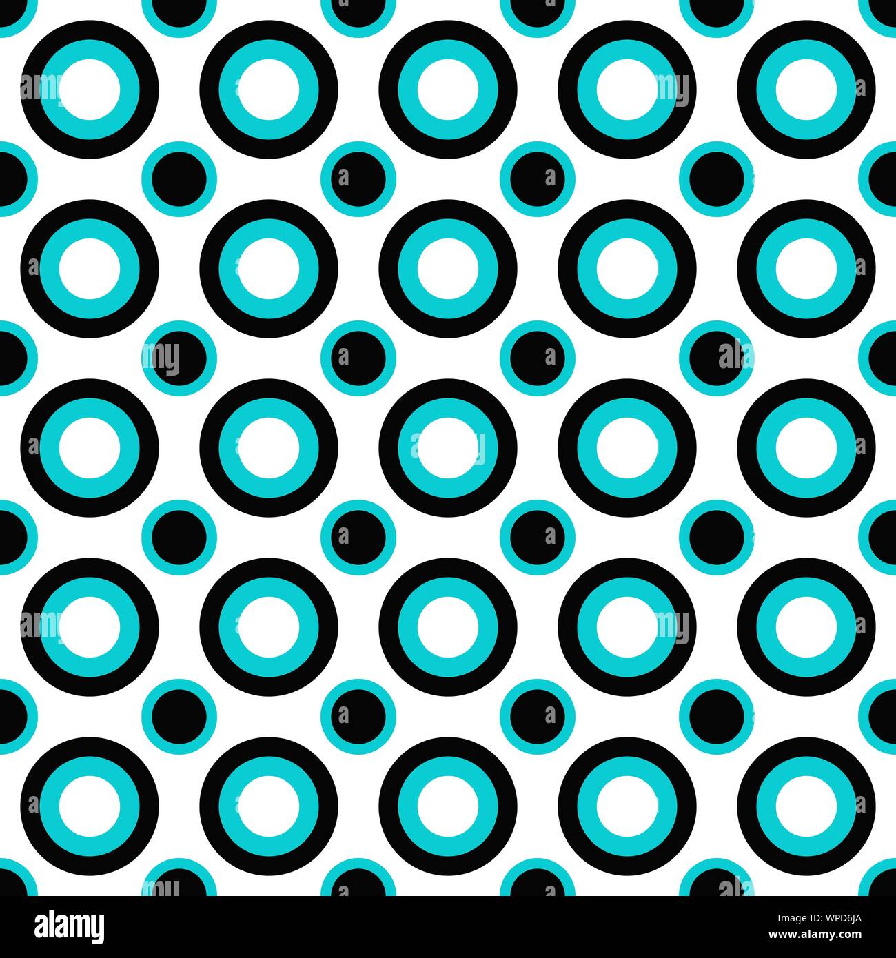 Abstract Repeating Circle Pattern Background Design Color Vector Graphic Stock Vector Image