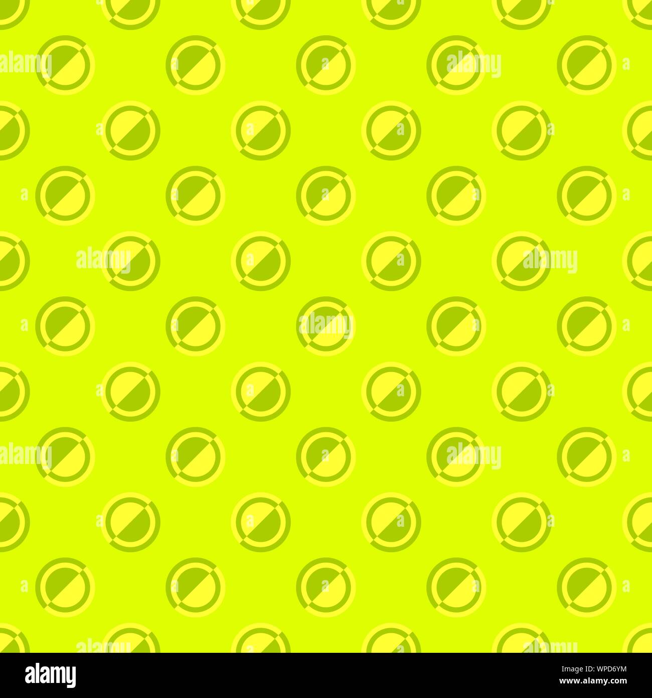 Geometrical Repeating Pattern Vector Circle Background Design Stock