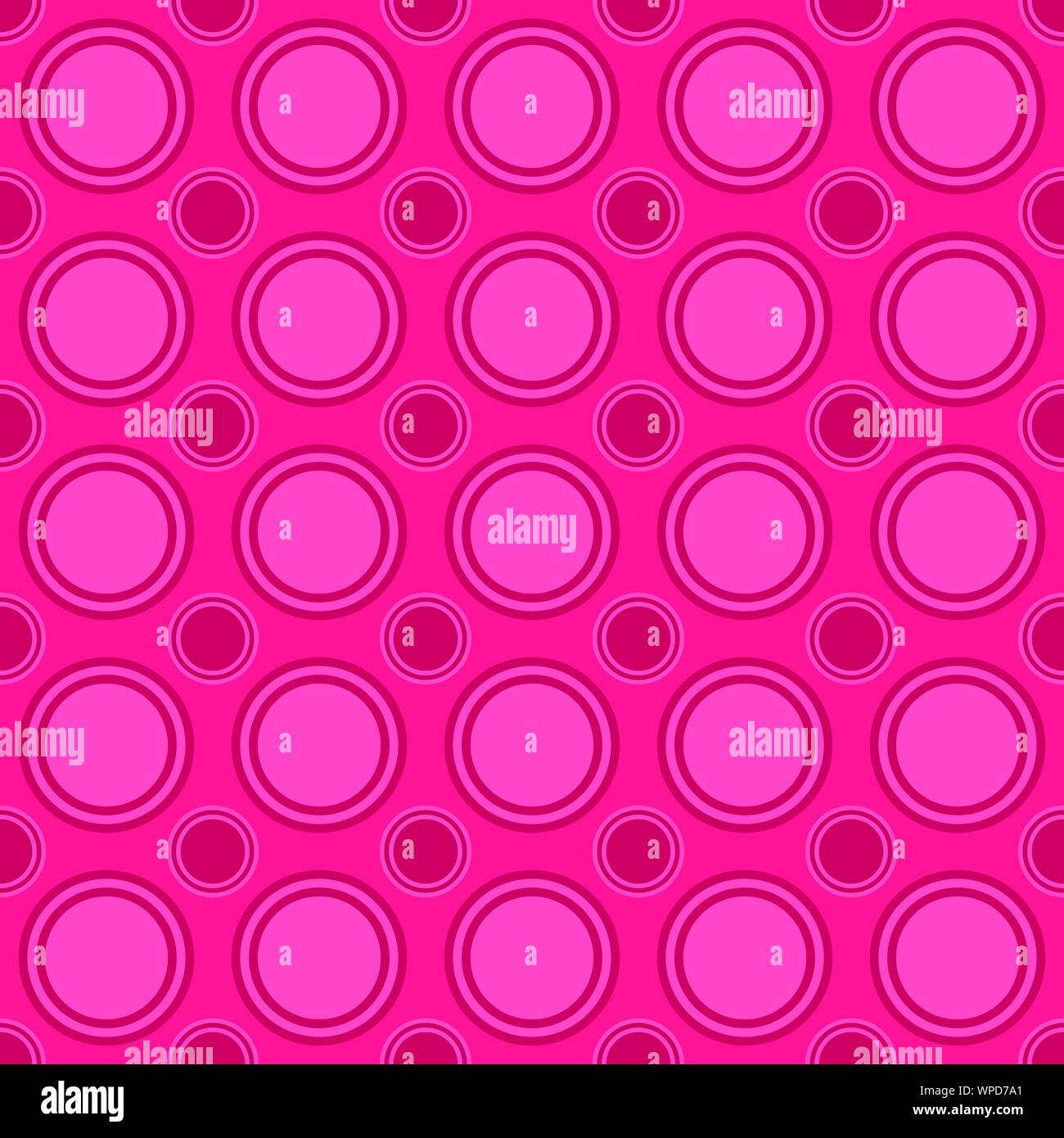 Abstract seamless circle pattern background design - colored vector ...