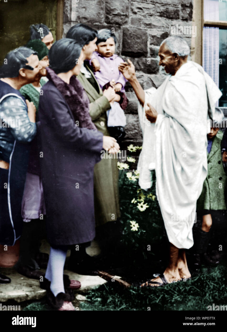 Mahatma gandhi child hi-res stock photography and images - Alamy