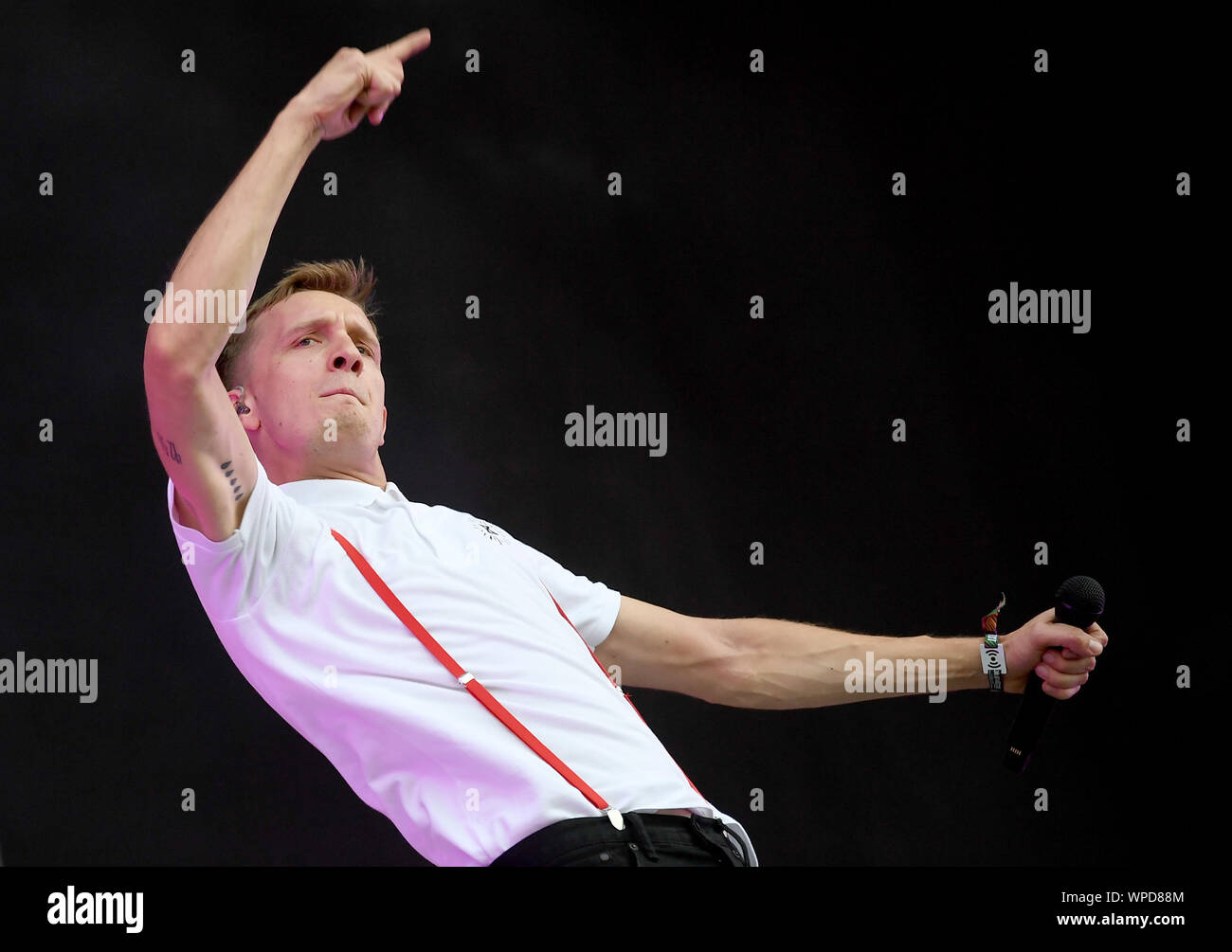 Berlin, Germany. 08th Sep, 2019. Felix Brummer, singer of the band ...
