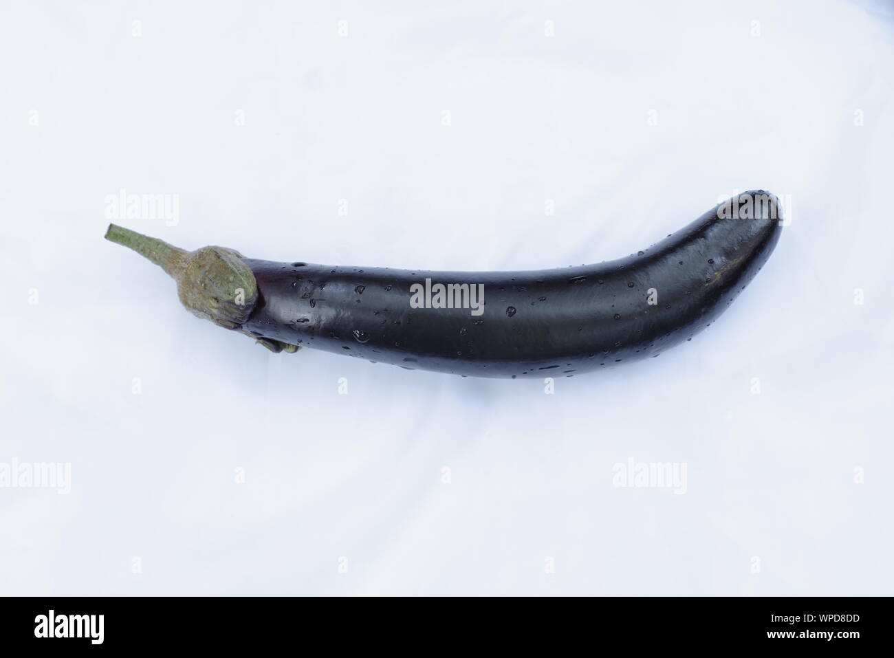 Long black eggplant hi-res stock photography and images - Alamy