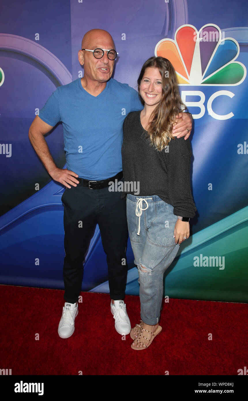 2019 TCA NBC Press Tour Carpet Featuring: Howie Mandel, Jackie Shultz ...