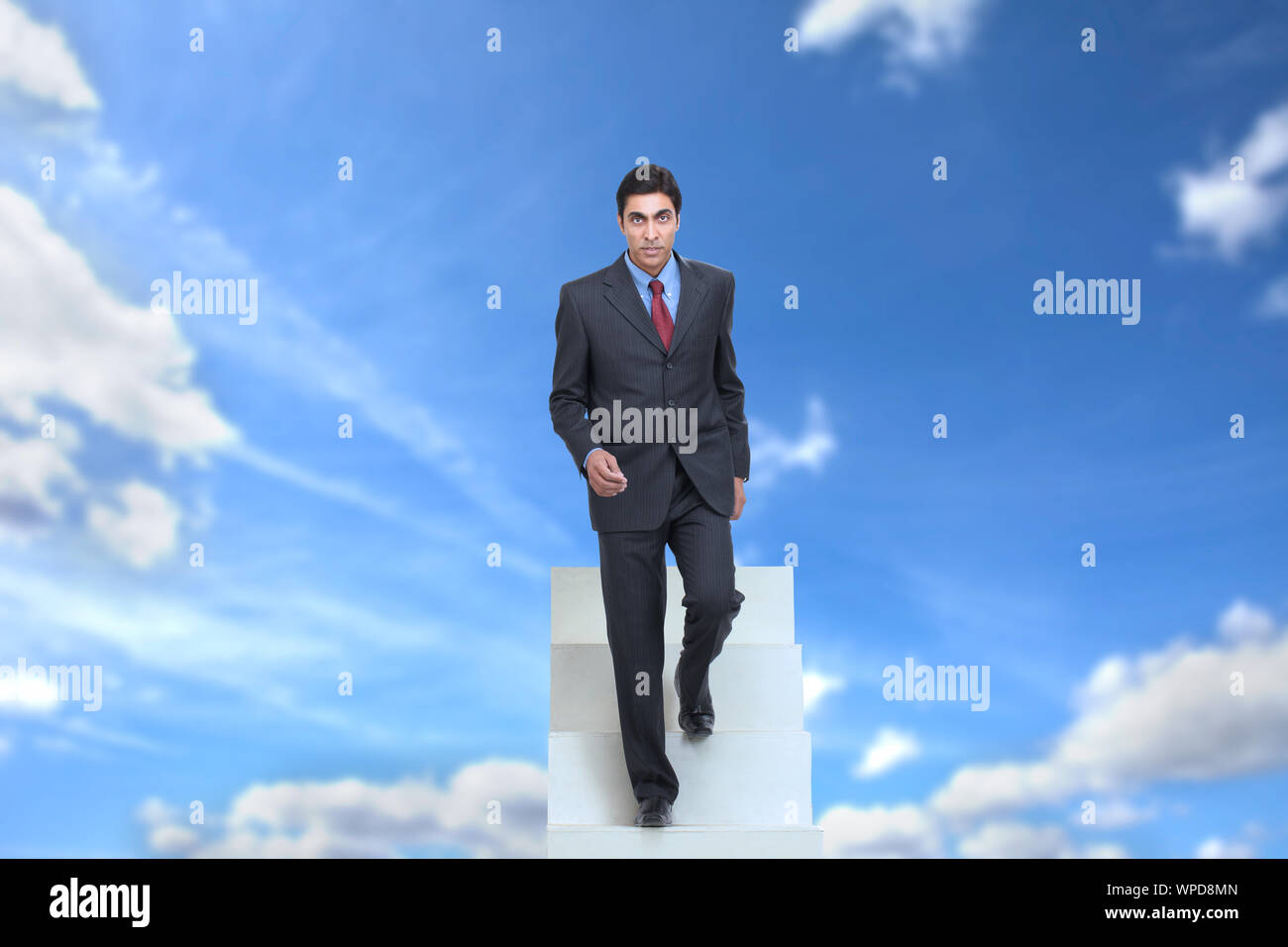 Walking down step hi-res stock photography and images - Alamy